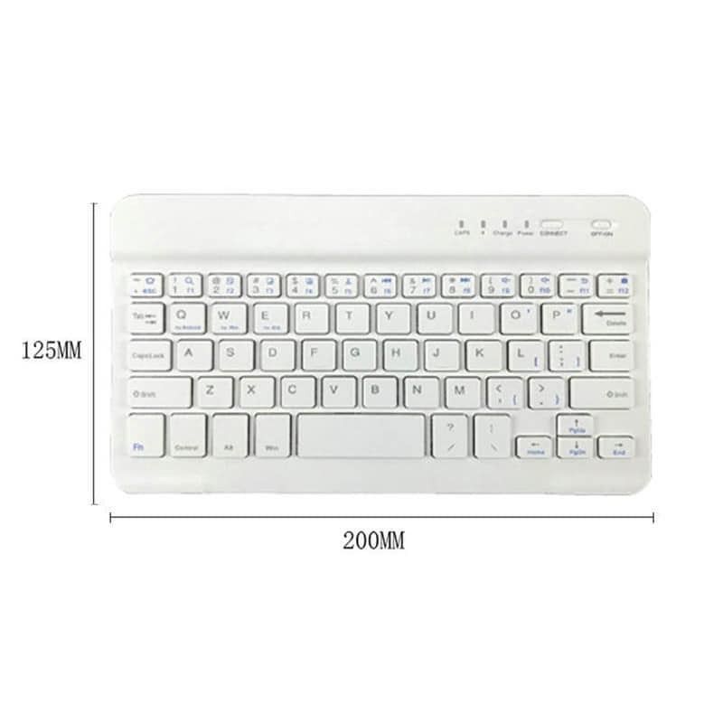 Bluetooth Keyboard Wireless Mini for PC Phone/Tablet/iPad Rechargeable ...