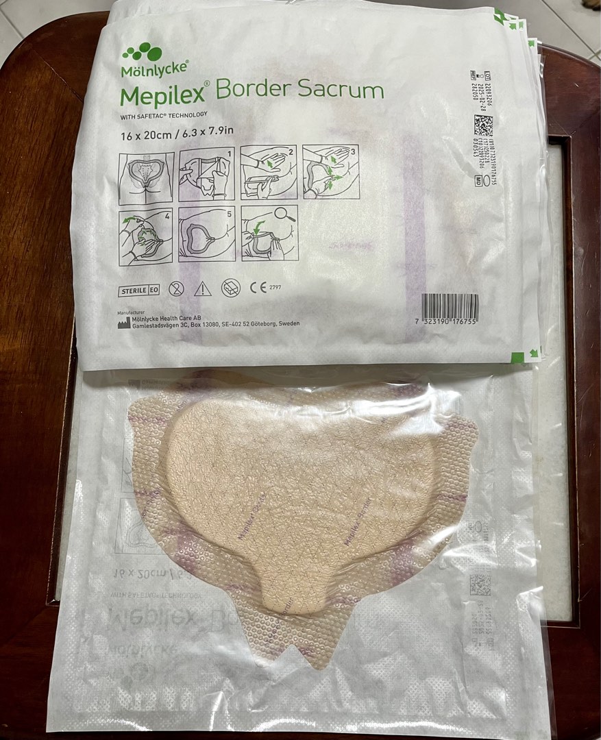 BN Mepilex Border Sacrum/ Border Heel, Health & Nutrition, Medical ...