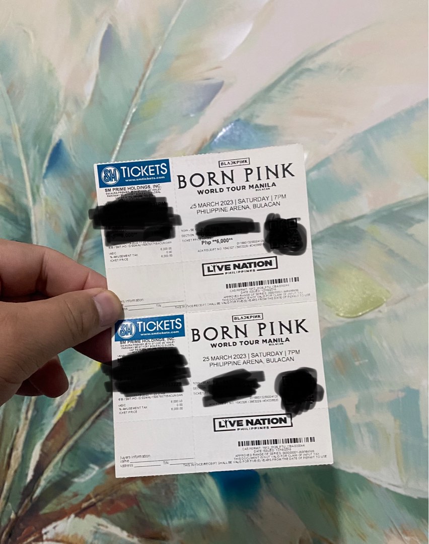 Born pink world tour manila, Tickets & Vouchers, Event Tickets on Carousell
