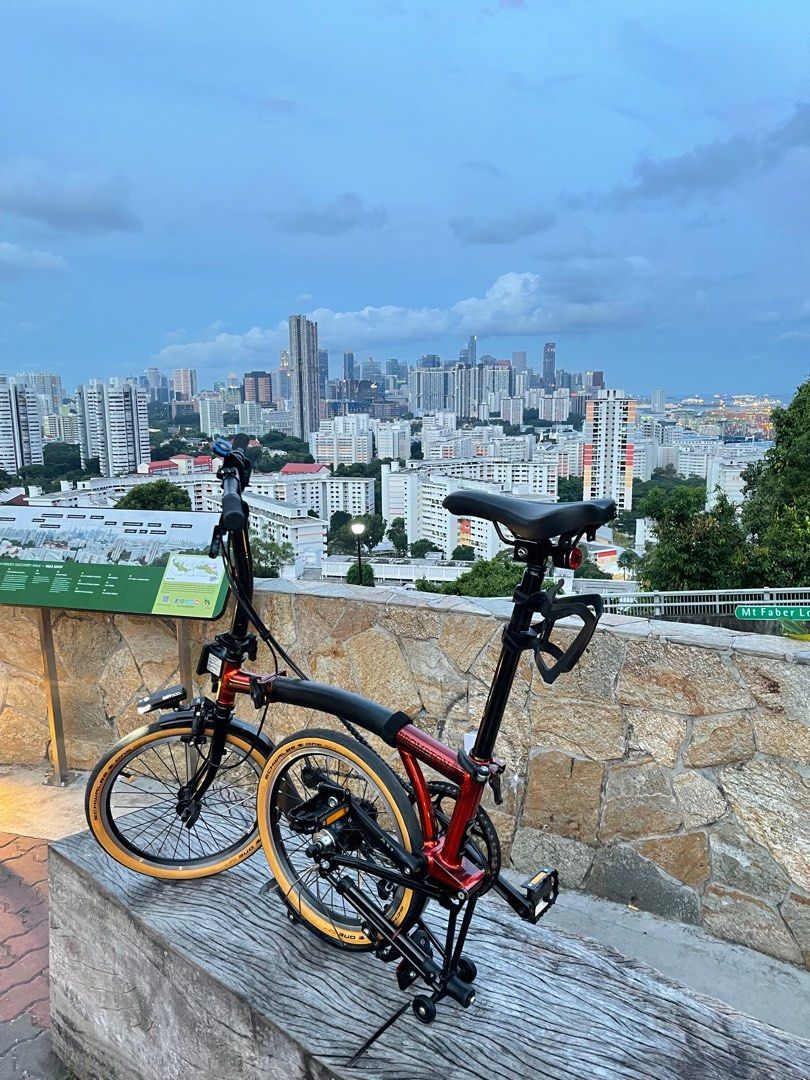 Brompton Flame Lacquer C Line, Sports Equipment, Bicycles & Parts ...