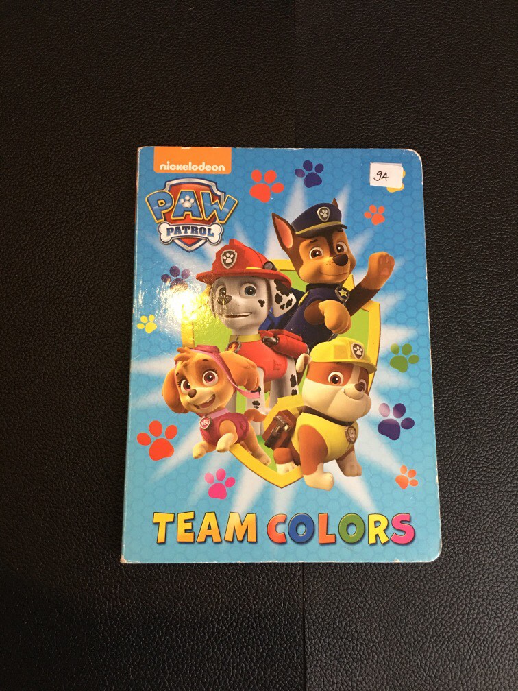 Buku Team colors Paw partol BK-NV-162, Buku & Alat Tulis, Komik dan ...