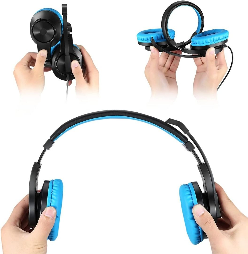 BUTFULAKE Stereo Gaming Headset for PS4 Xbox One Nintendo Switch ...