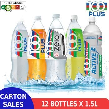 [Carton Sales] Assorted 100PLUS Drinks 1500ml x 12bottles, Food ...