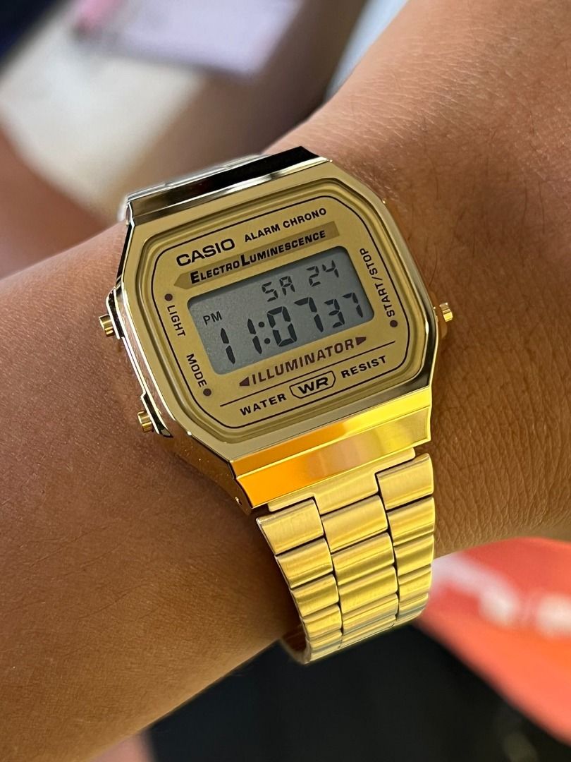 CASIO Digital Illuminator Unisex Watch A168WG-9 / Legit Casio Digital ...