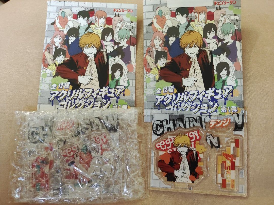 Chainsaw man official anime goods merch acrylic stand denji pochita ...