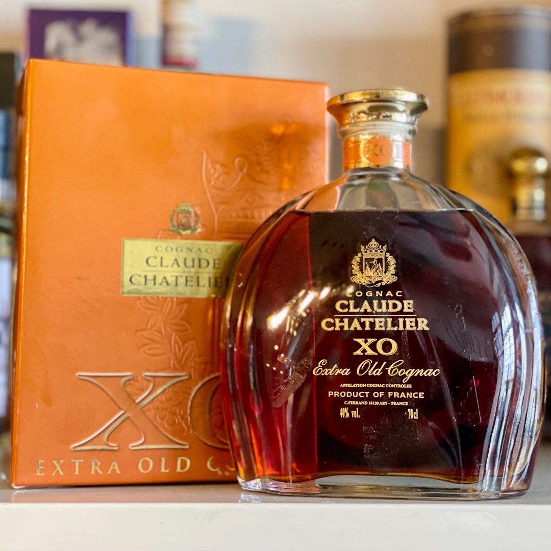 Claude XO Extra Old Cognac CHATELIER France 700ml, Food & Drinks ...