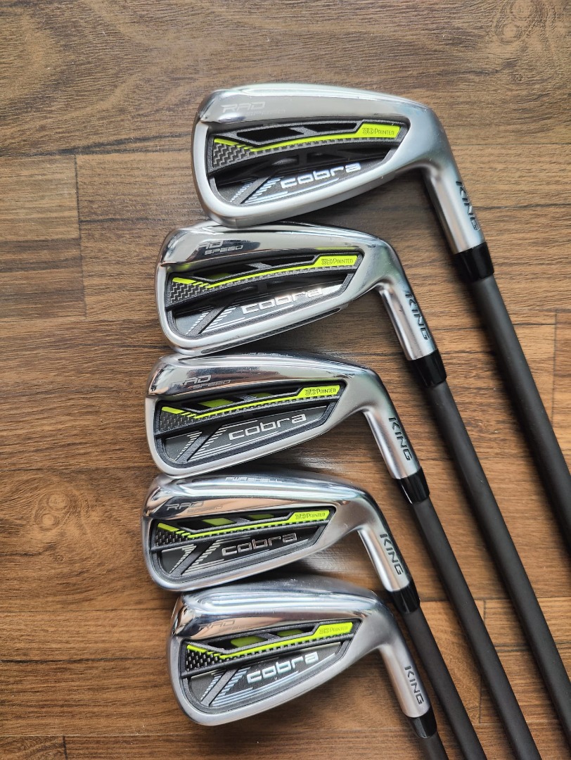 Cobra Iron, Radspeed (9-5), LTDx (P), One Length (G) all Regular shaft ...