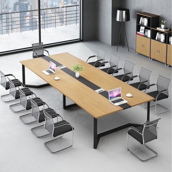 Conference Table, multiple dimensions, good design with a stable steel ...