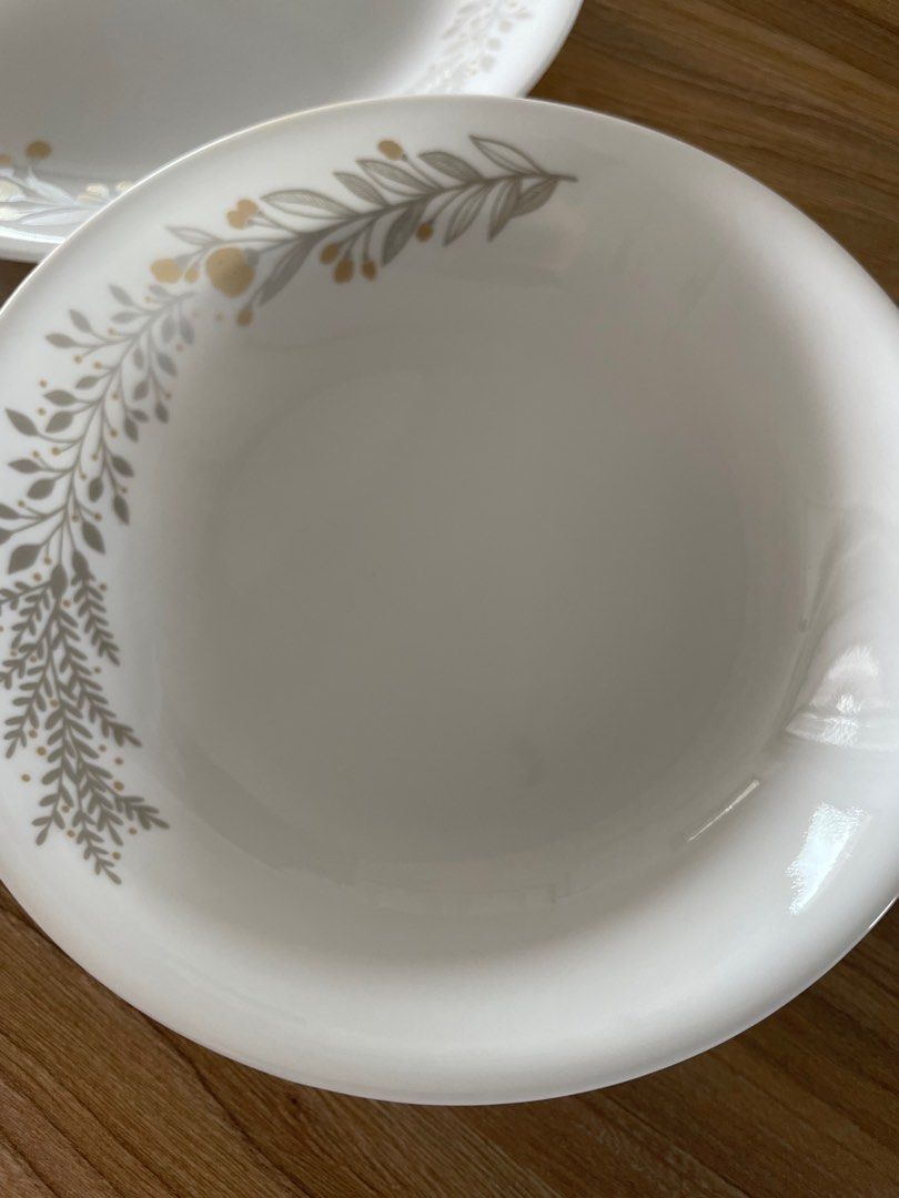 Corelle Silver Crown Set, Furniture & Home Living, Kitchenware ...