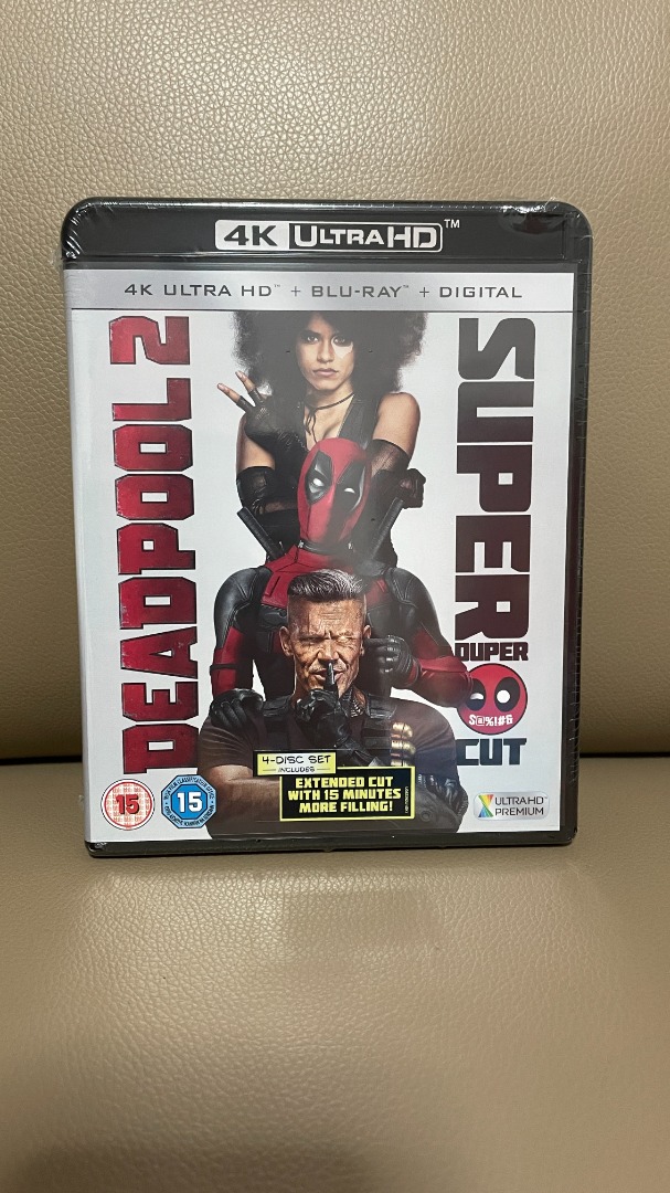 DEADPOOL 2 4K ULTRA HD (SUPER DUPER CUT 4 DISC BOX SET) UK, Hobbies ...