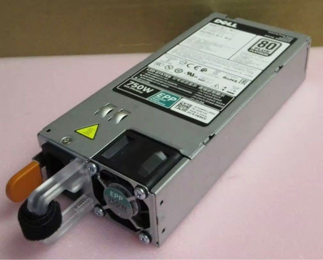 DELL SWITCHING POWER SUPPLY UNIT 750W 80 PLUS FOR POWEREDGE R530 R730 ...