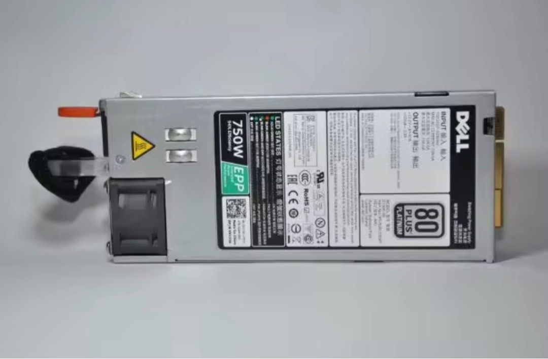 DELL SWITCHING POWER SUPPLY UNIT 750W 80 PLUS FOR POWEREDGE R530 R730 ...
