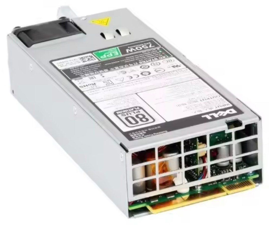 DELL SWITCHING POWER SUPPLY UNIT 750W 80 PLUS FOR POWEREDGE R530 R730 ...