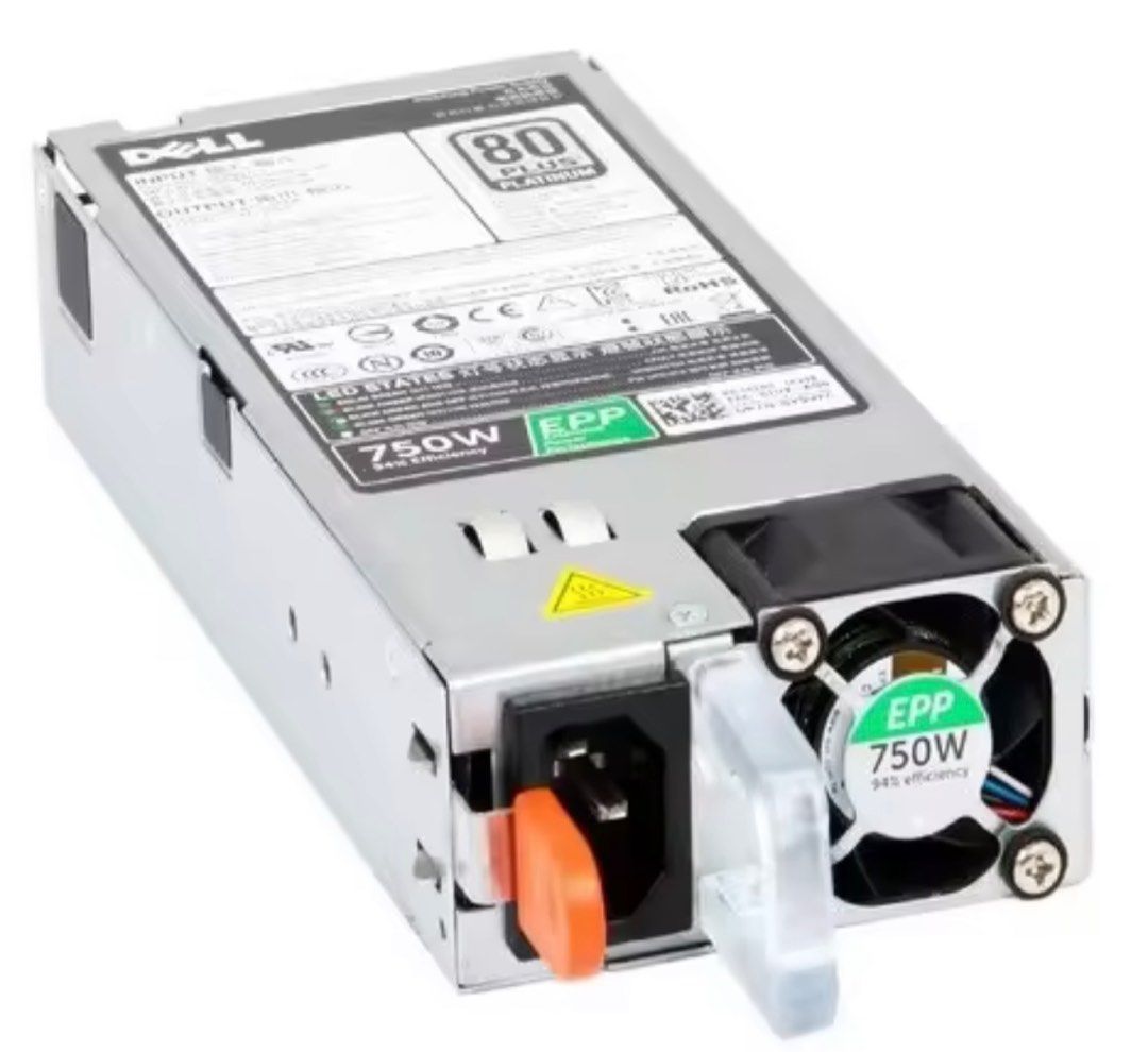 DELL SWITCHING POWER SUPPLY UNIT 750W 80 PLUS FOR POWEREDGE R530 R730 ...