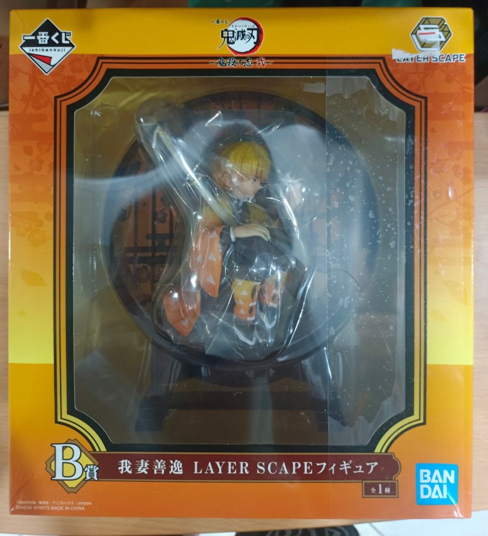 Demon Slayer Zenitsu Agatsuma LAYER SCAPE Figure Ichiban Kuji Prize b on Carousell