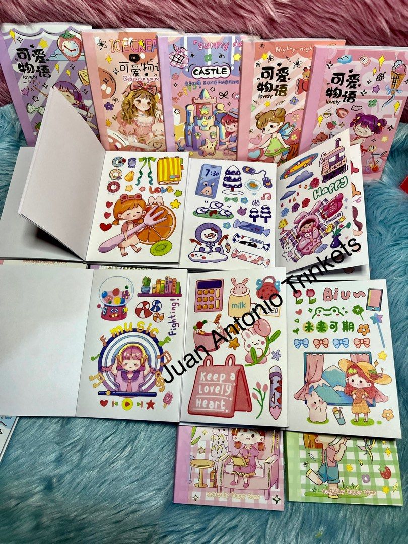 DIY Cartoon Sticker Book on Carousell
