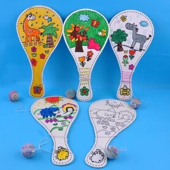 DIY Wooden Paddleball, Hobbies & Toys, Stationery & Craft, Art & Prints ...