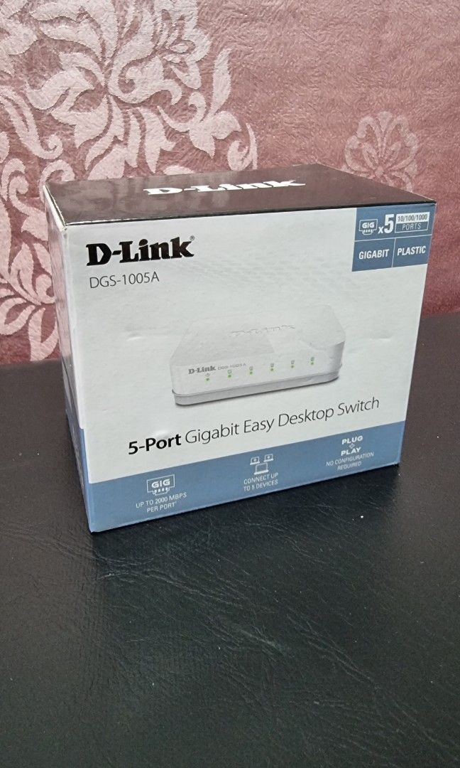 Dlink 5ports switch, Computers & Tech, Parts & Accessories, Networking ...