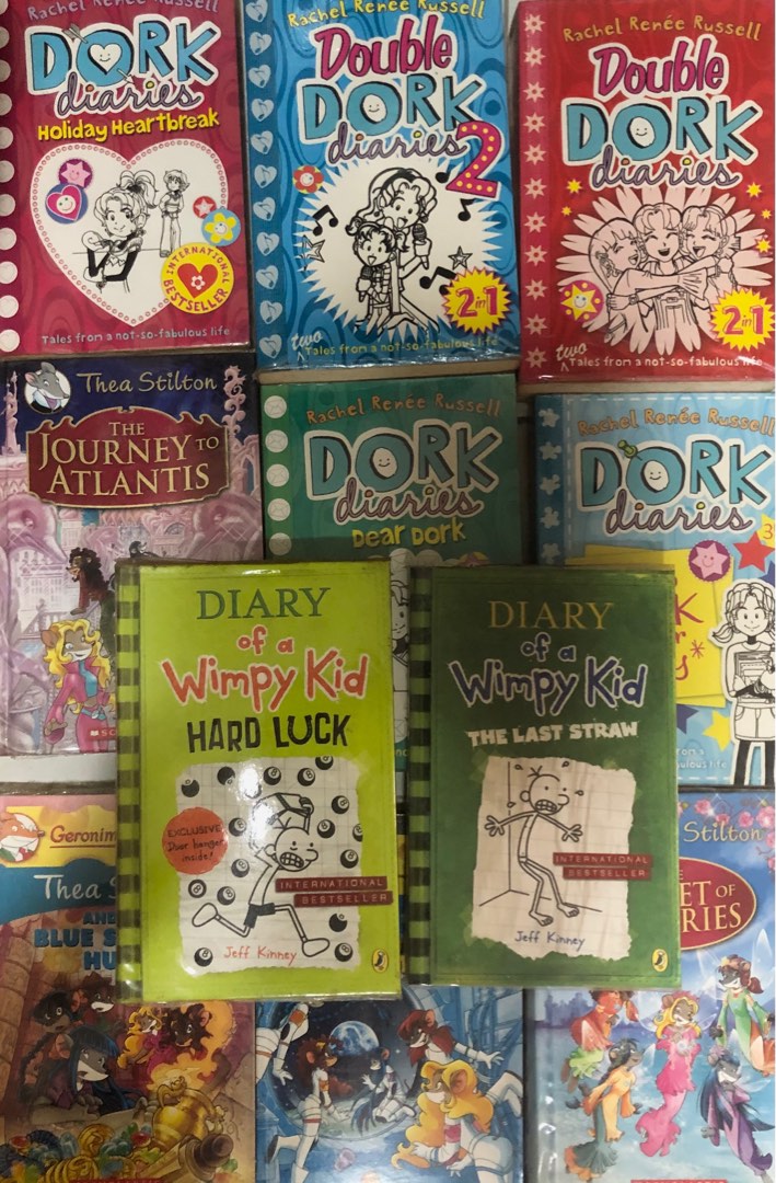 Dork Diaries / Diary of a wimpy kid / Thea Stilton, Hobbies & Toys ...
