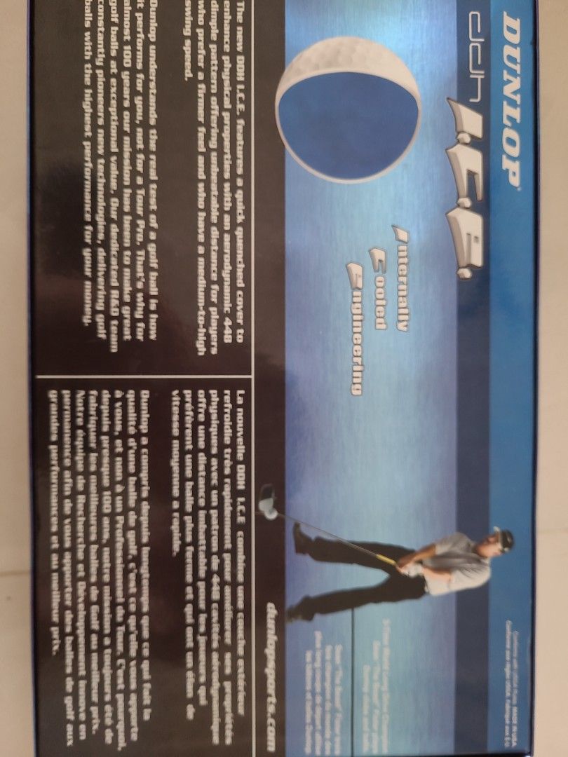 Dunlop DDH ICE golf ball, Sports Equipment, Sports & Games, Golf on ...