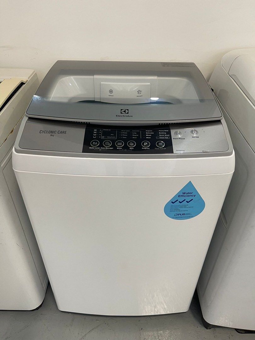 Electrolux 8Kg Top Load Washing Machine ( EWT805WN ), TV & Home ...