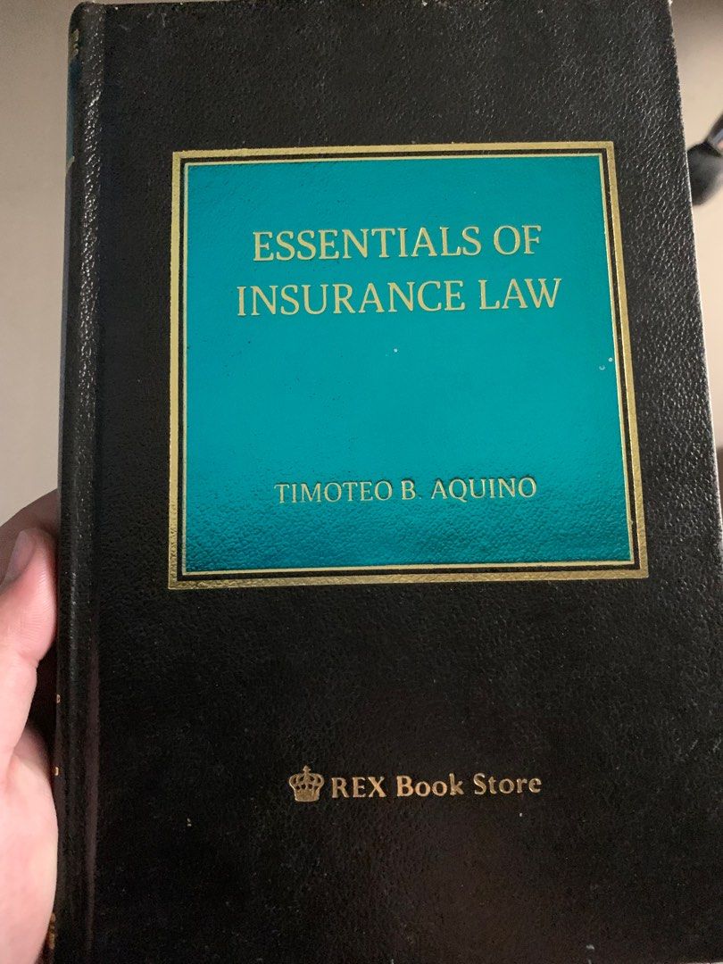 Essentials of Insurance Law by Timoteo Aquino, Hobbies & Toys, Books ...