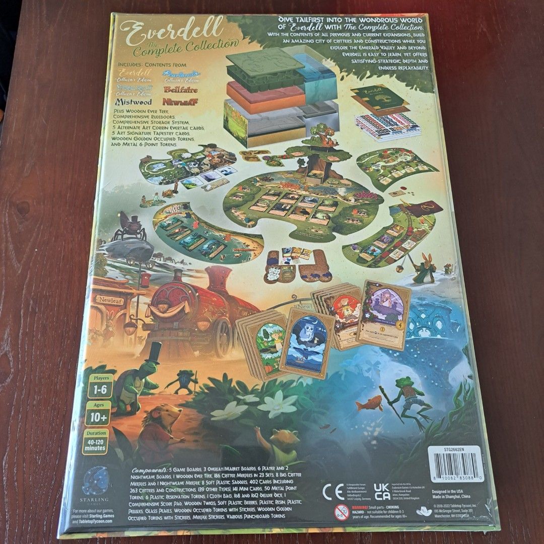 Everdell Complete Collection Board Game, Hobbies & Toys, Toys & Games ...