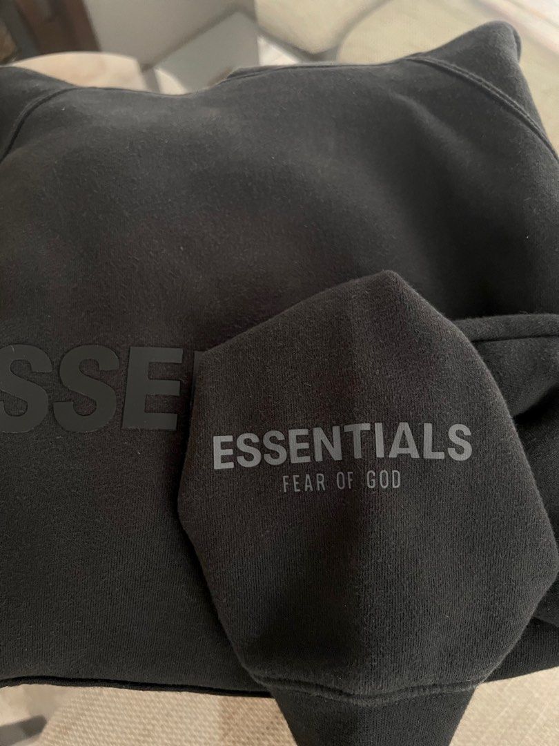 Fear of God (fog) ESSENTIALS hoodie on Carousell