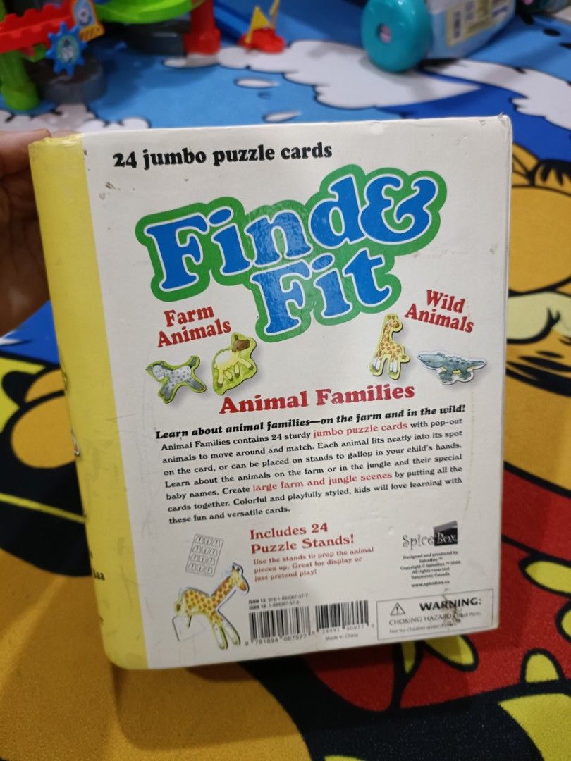 Find & Fit Animal Families Puzzle, Hobbies & Toys, Toys & Games on ...