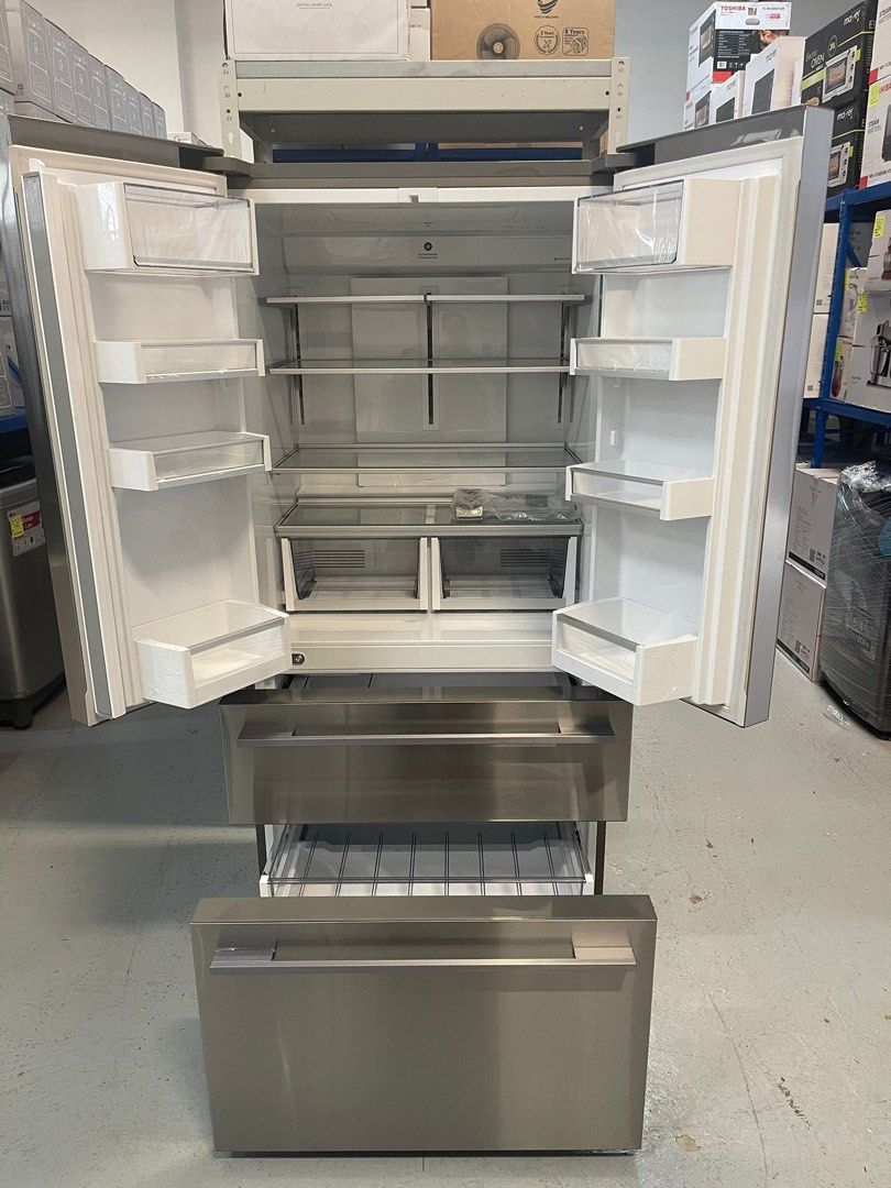 FISHER & PAYKEL 394L FREESTANDING FRENCH DOOR (BOTTOM FREEZER), TV ...