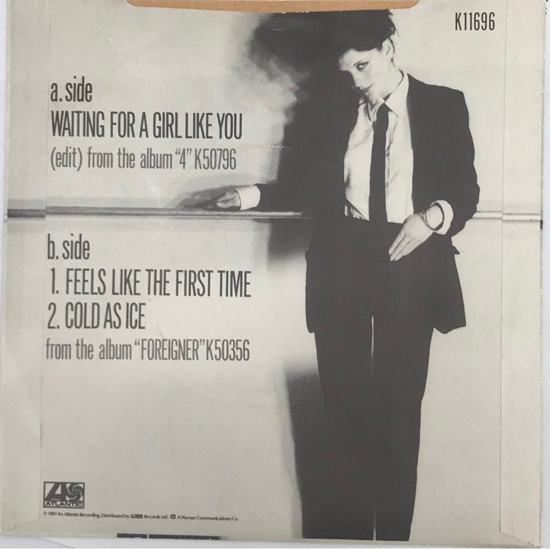 Foreigner- 7” Single- Waiting For A Girl Like You, Hobbies & Toys ...