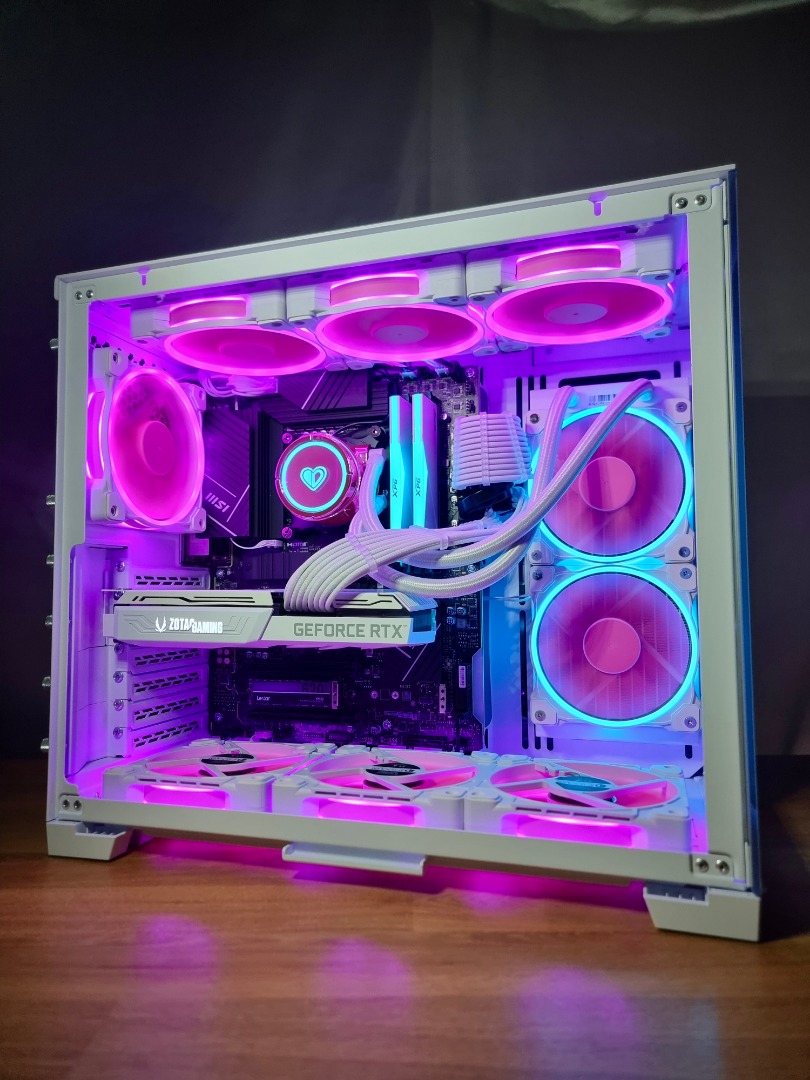 [FREE DELIVERY] PINK CUSTOM PC GAMER GIRL EDITION / CUSTOM GAMING PC ...