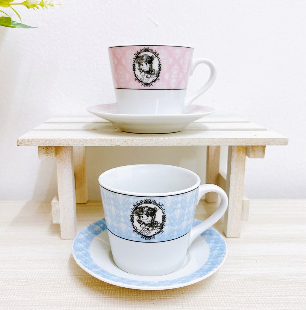 New Fujiya Peko Coffee Mug Ceramics Cup & Saucer Diameter Set ...
