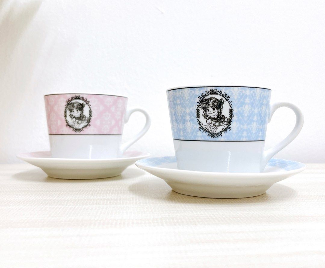 New Fujiya Peko Coffee Mug Ceramics Cup & Saucer Diameter Set ...
