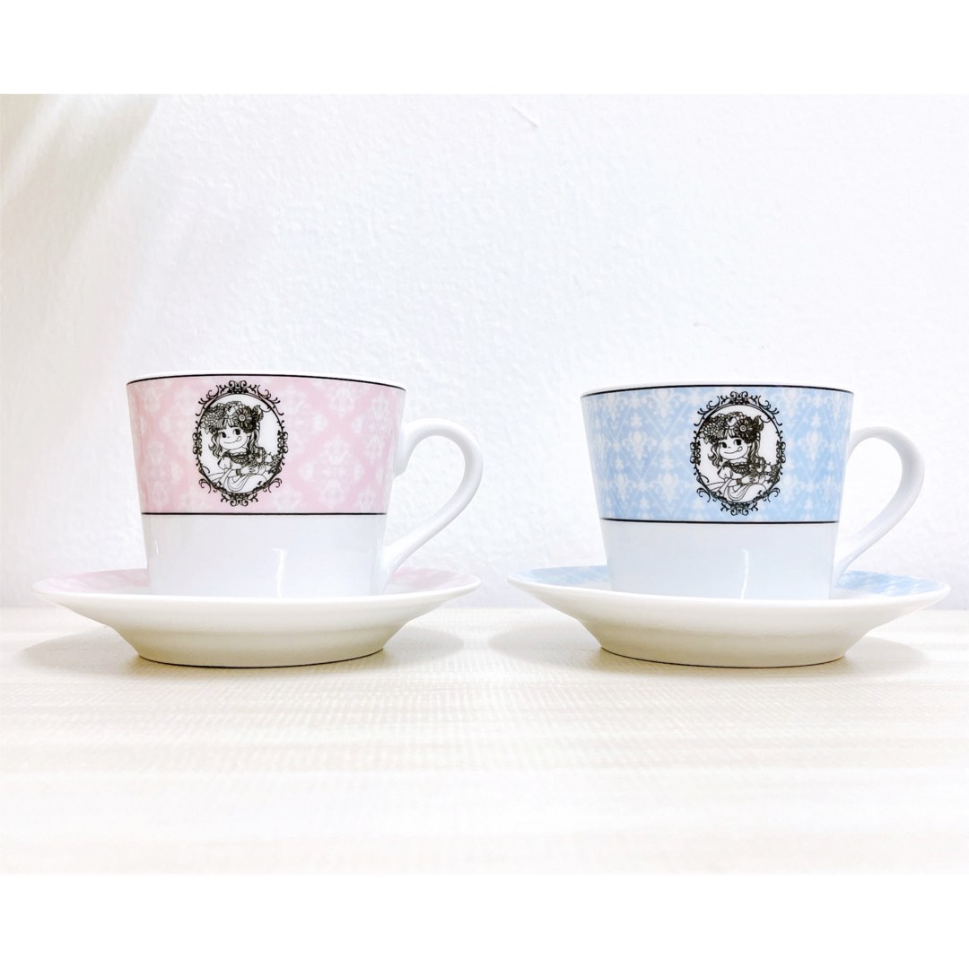 New Fujiya Peko Coffee Mug Ceramics Cup & Saucer Diameter Set ...