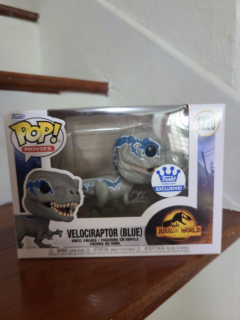 Funko Jurassic World: Dominion - Velociraptor (Blue) Pop! Vinyl Figure ...