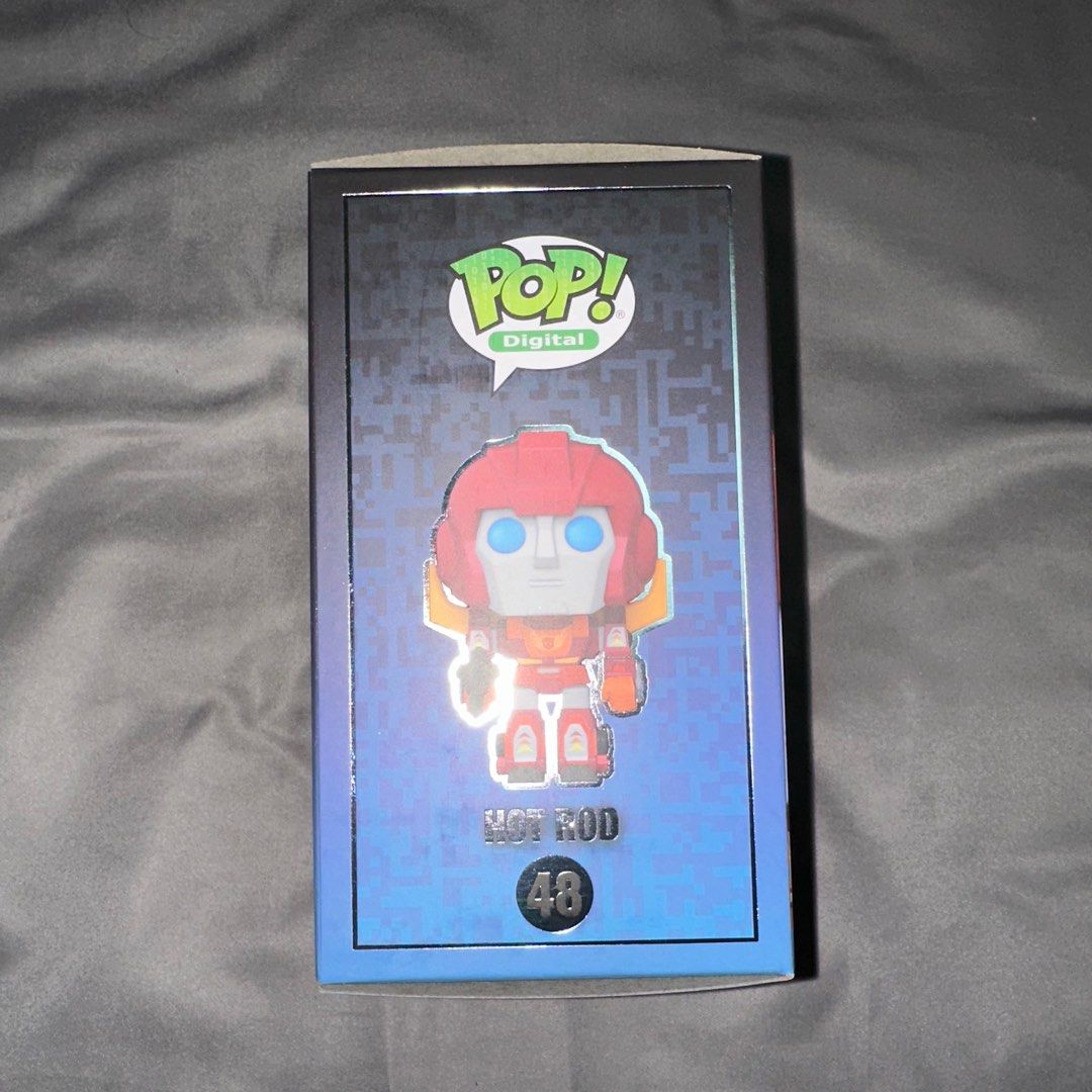 Funko Pop Hot Rod Transformers NFT exclusive LE1550 Optimus prime #48 ...