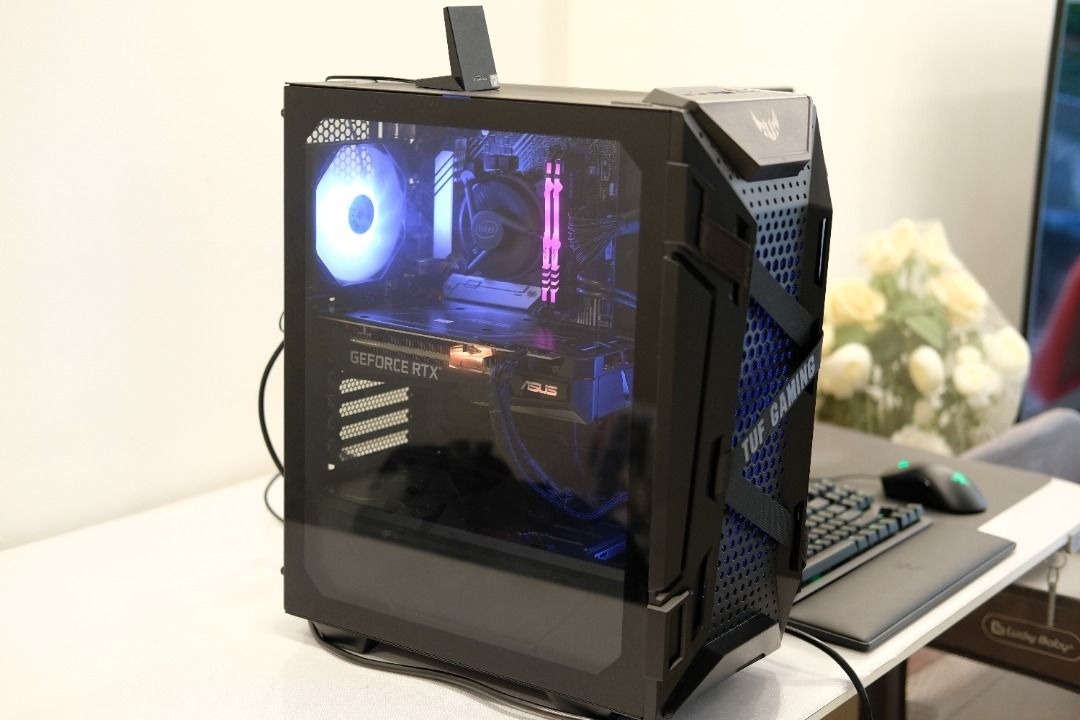 GAMING PC RTX 3060TI ASUS TUF GAMING + 512GB ULTRA FAST NVME SSD + 16GB ...