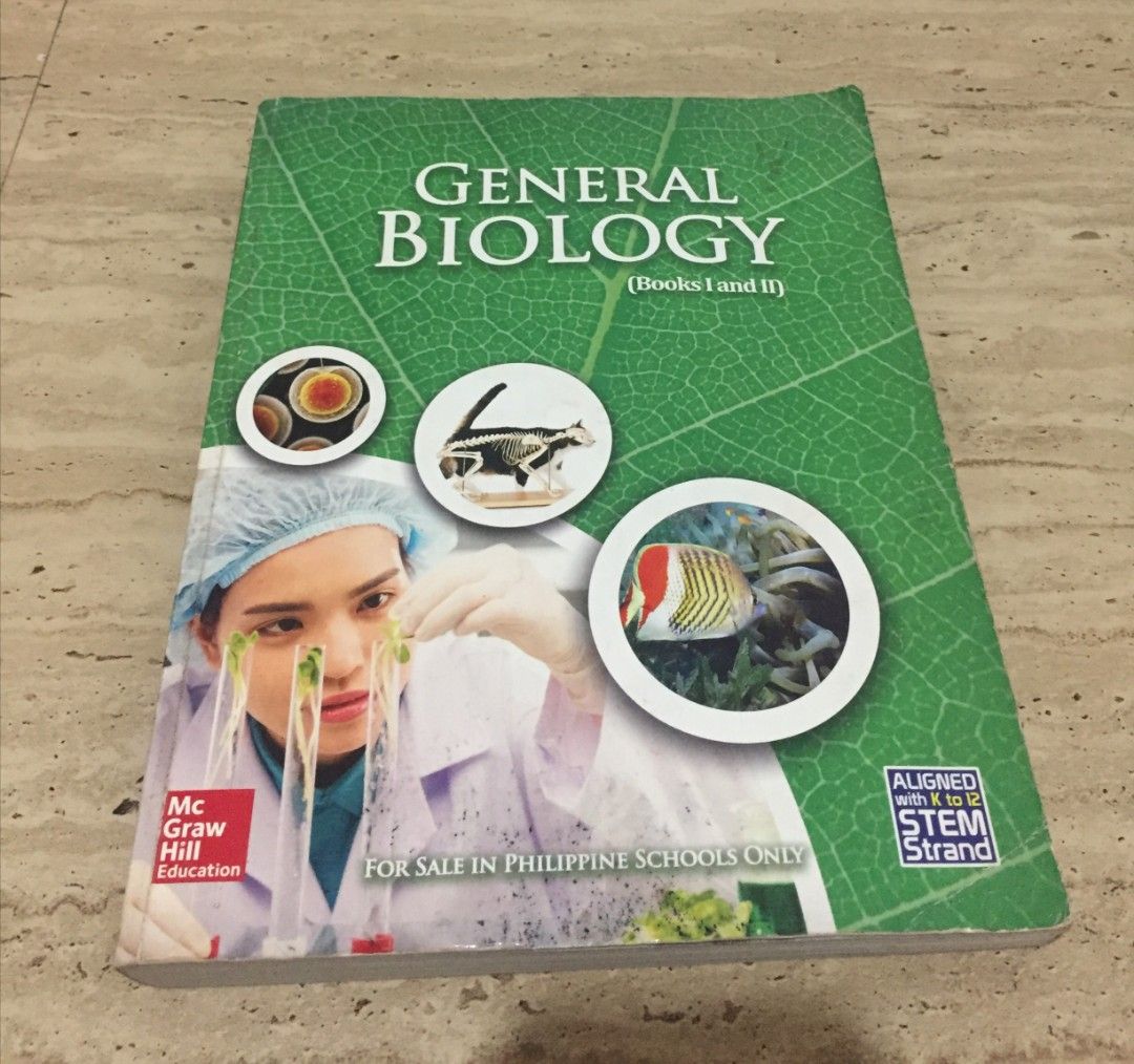 GENERAL BIOLOGY BOOKS I & II for SHS, Hobbies & Toys, Books & Magazines ...