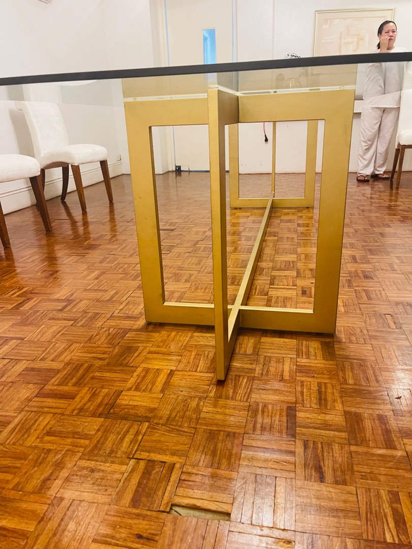 Geometric design long table, Furniture & Home Living, Furniture, Tables ...