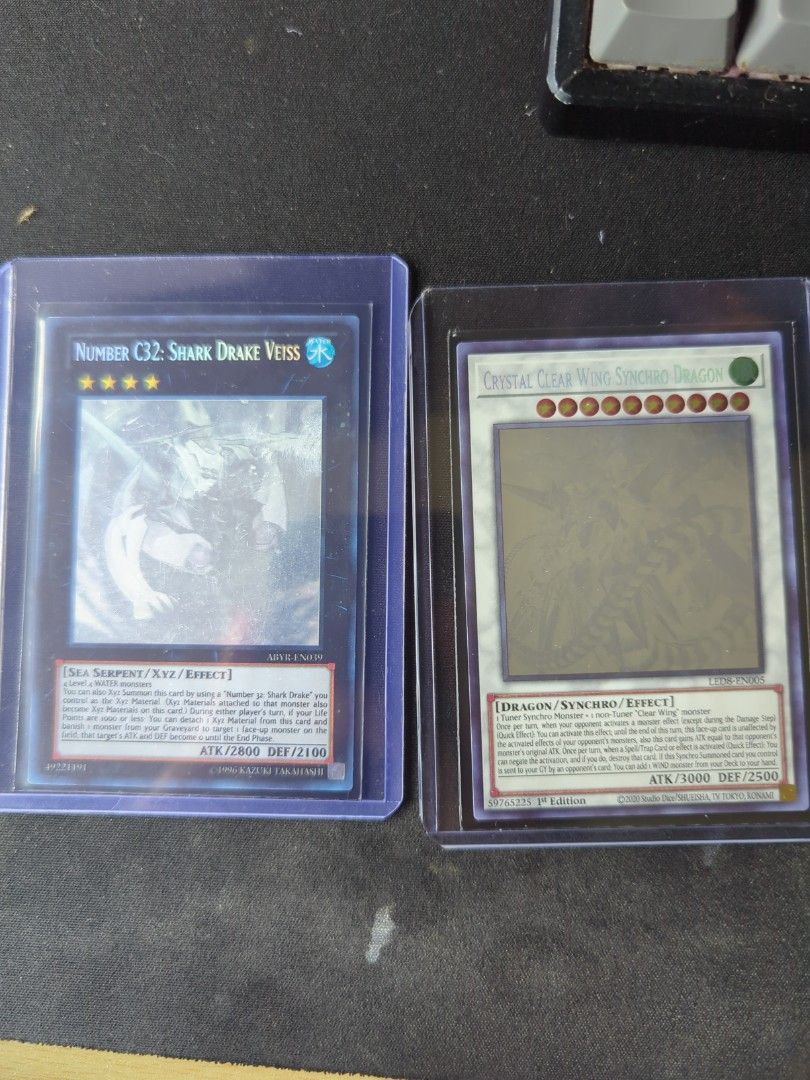 Ghost Rare Number C32 / Crystal Clear Wing Synchro Dragon, Hobbies ...