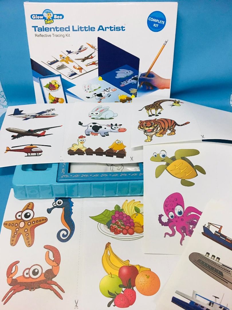 GlowBee Talented Little Artist Reflective Tracing Kit on Carousell