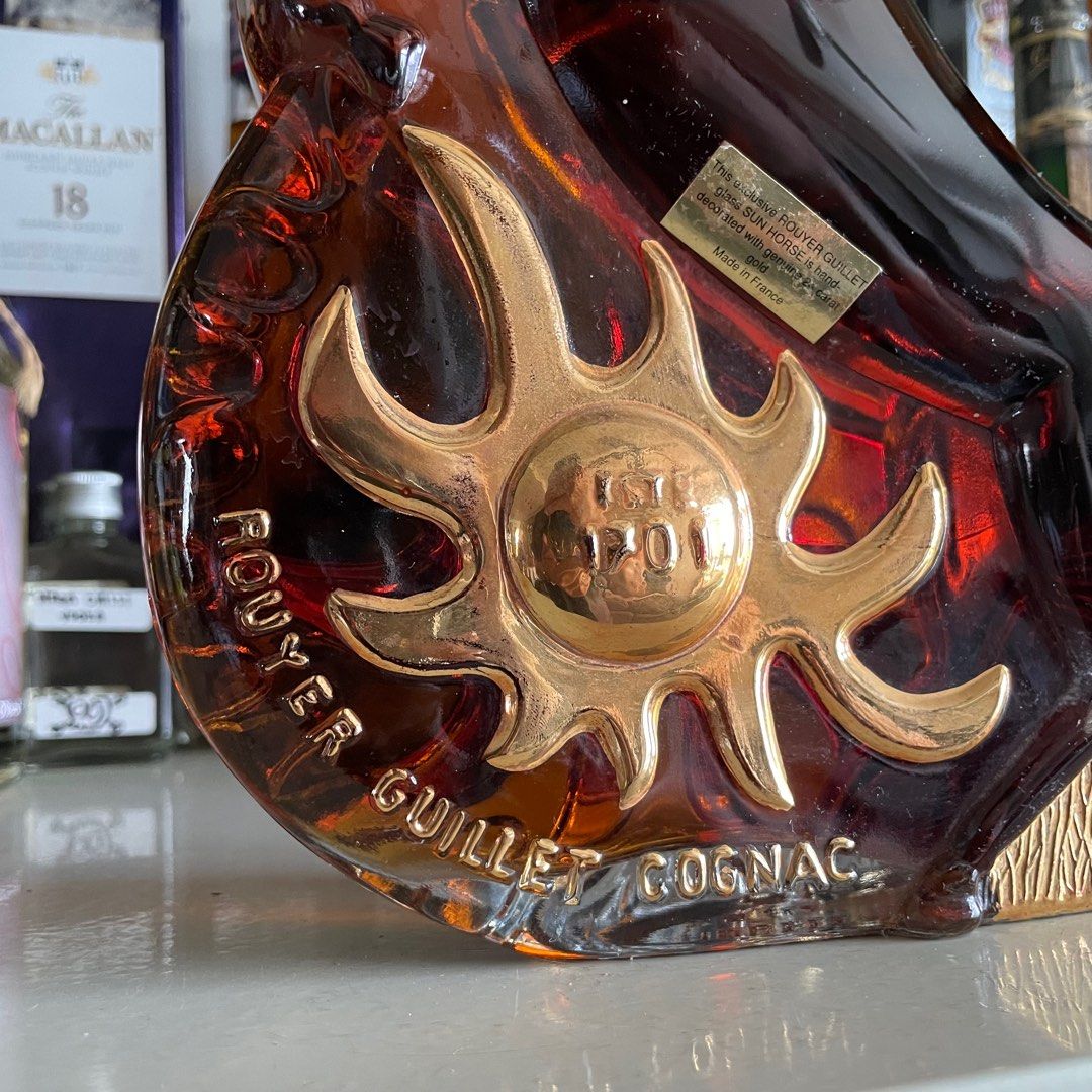 Gold Rouyer Guillet Cognac SUN Horse 700ml, Food & Drinks, Beverages on ...