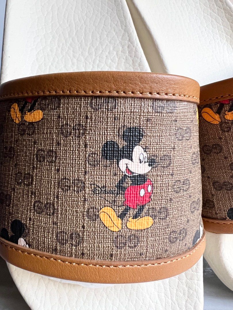 Gucci Disney slides, Luxury, Sneakers & Footwear on Carousell