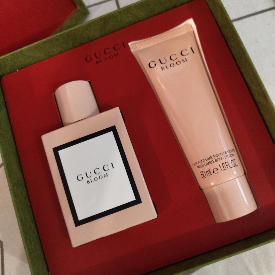Gucci bloom flora edp and lotion 50ml, Beauty & Personal Care ...
