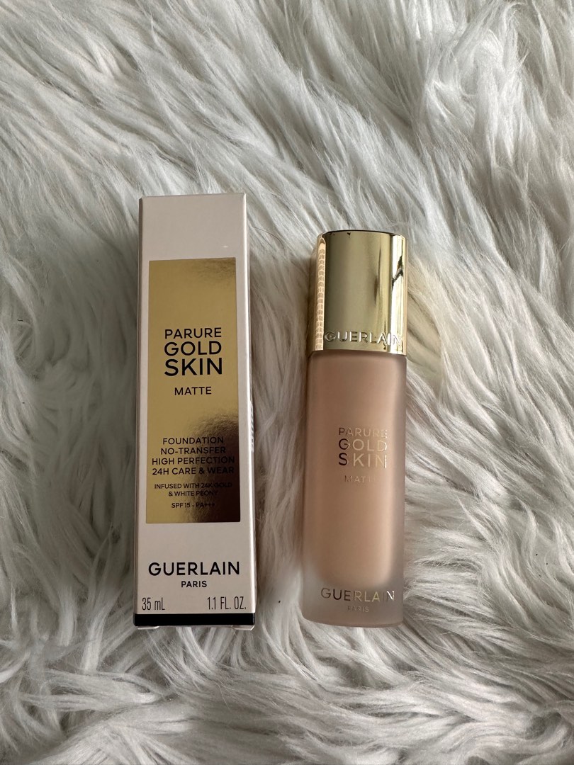 Guerlain Parure Gold Skin Matte Foundation No-Transfer (Shade 1N ...
