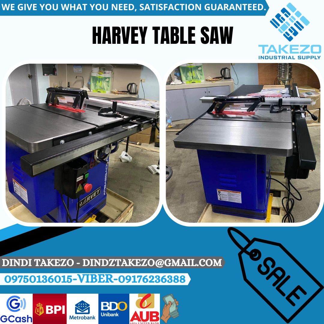 HARVEY TABLE SAW, Commercial & Industrial, Industrial Equipment on ...