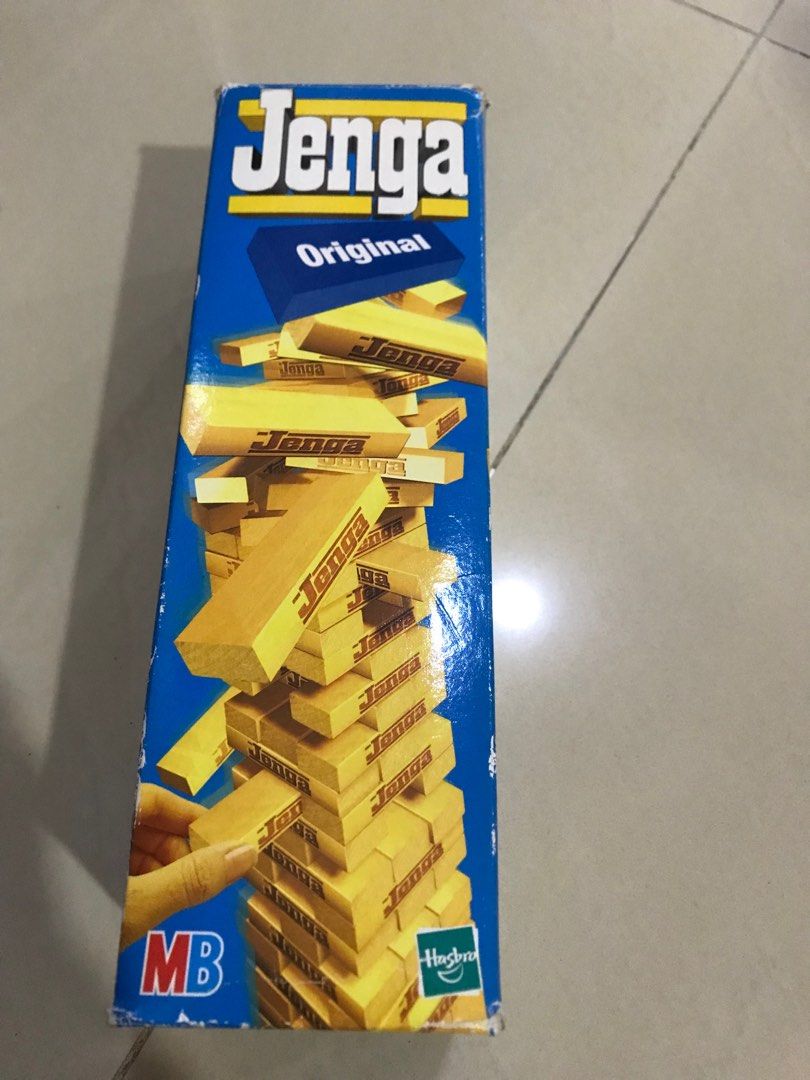 Hasbro original jenga block, Hobbies & Toys, Toys & Games on Carousell