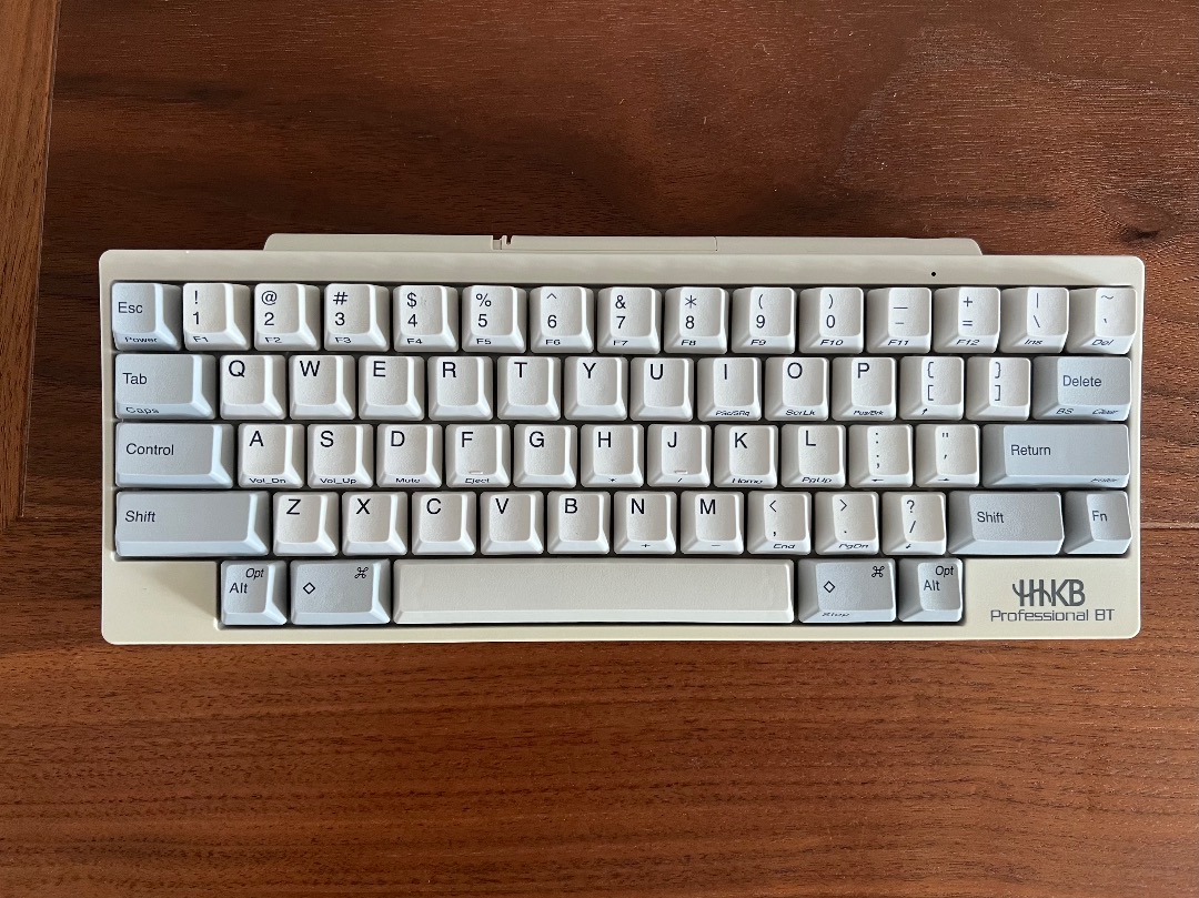 HHKB Professional BT - Bluetooth Topre Keyboard - White / Grey ...