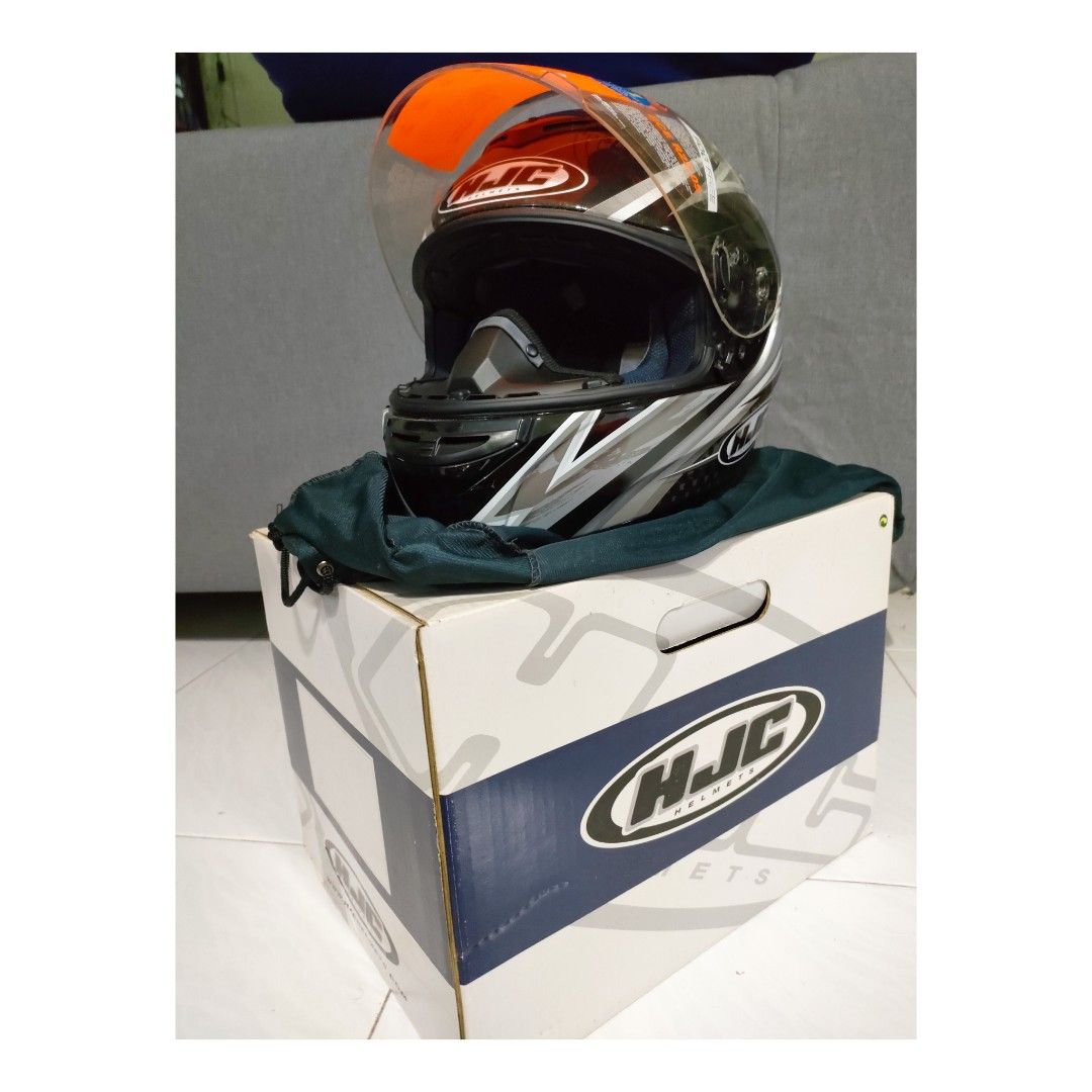 HJC CL ST Full Face Helmet Dark Design, Motorcycles, Motorcycle ...